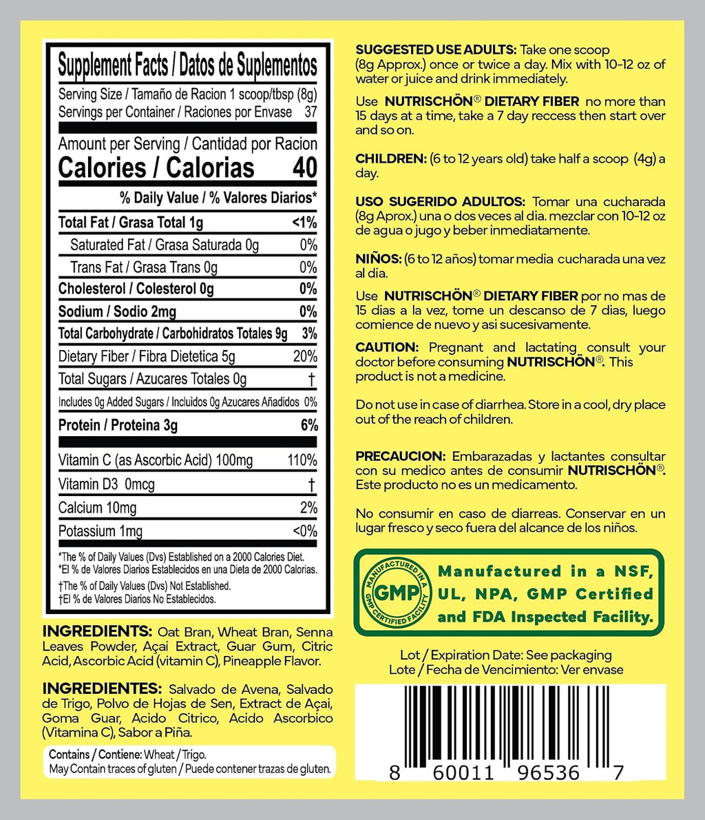 NUTRISCHON pineapple supplement for healthy digestion