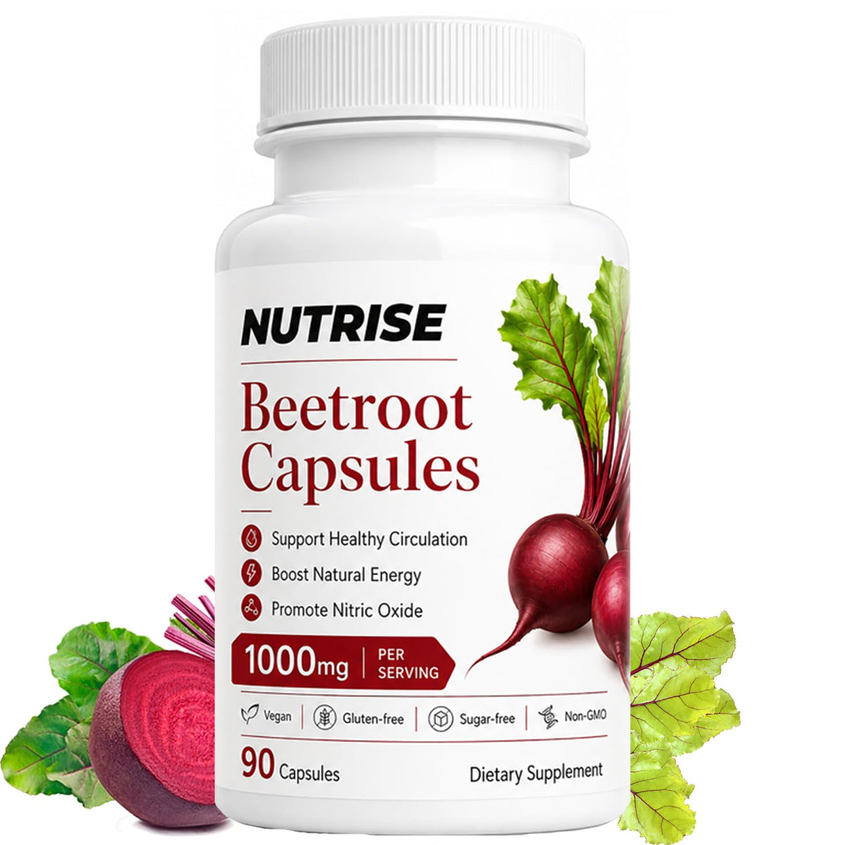 Nutrise beetroot capsules for energy
