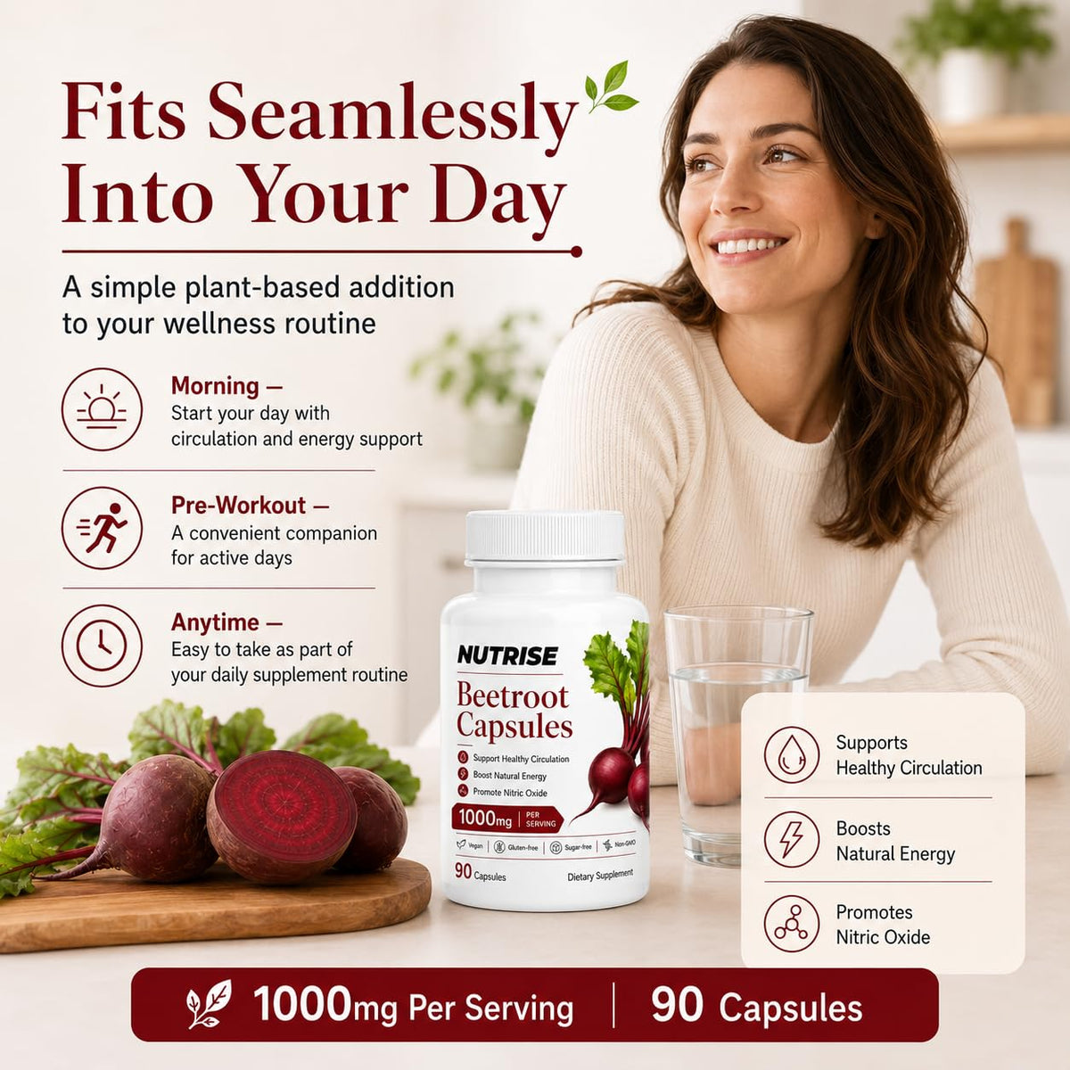 Nutrise multivitamins for improved stamina