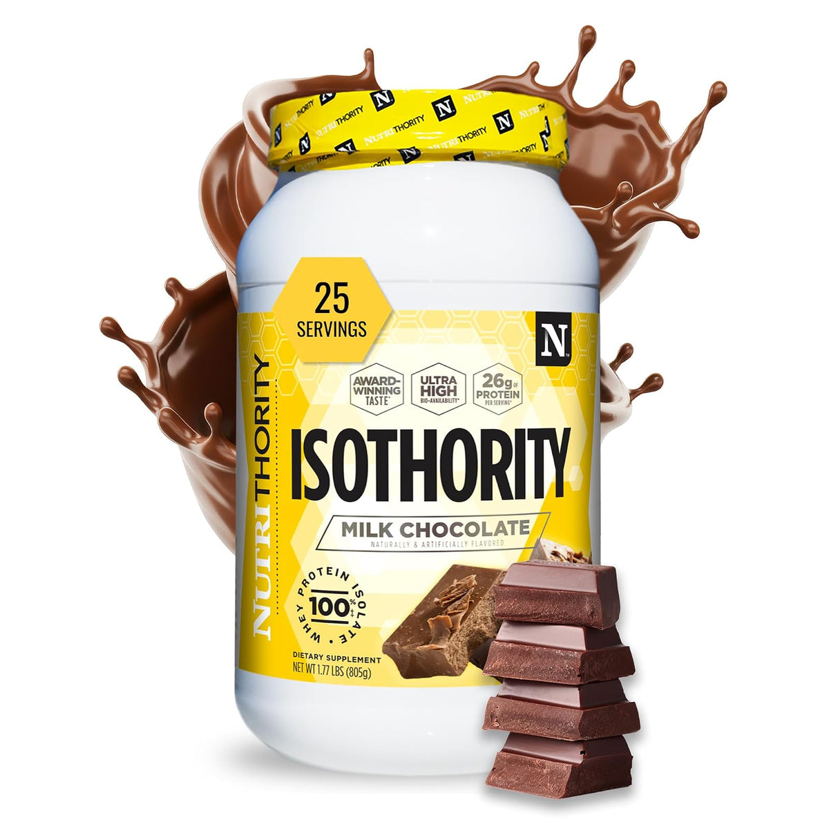 Nutrithority Isothority milk chocolate protein