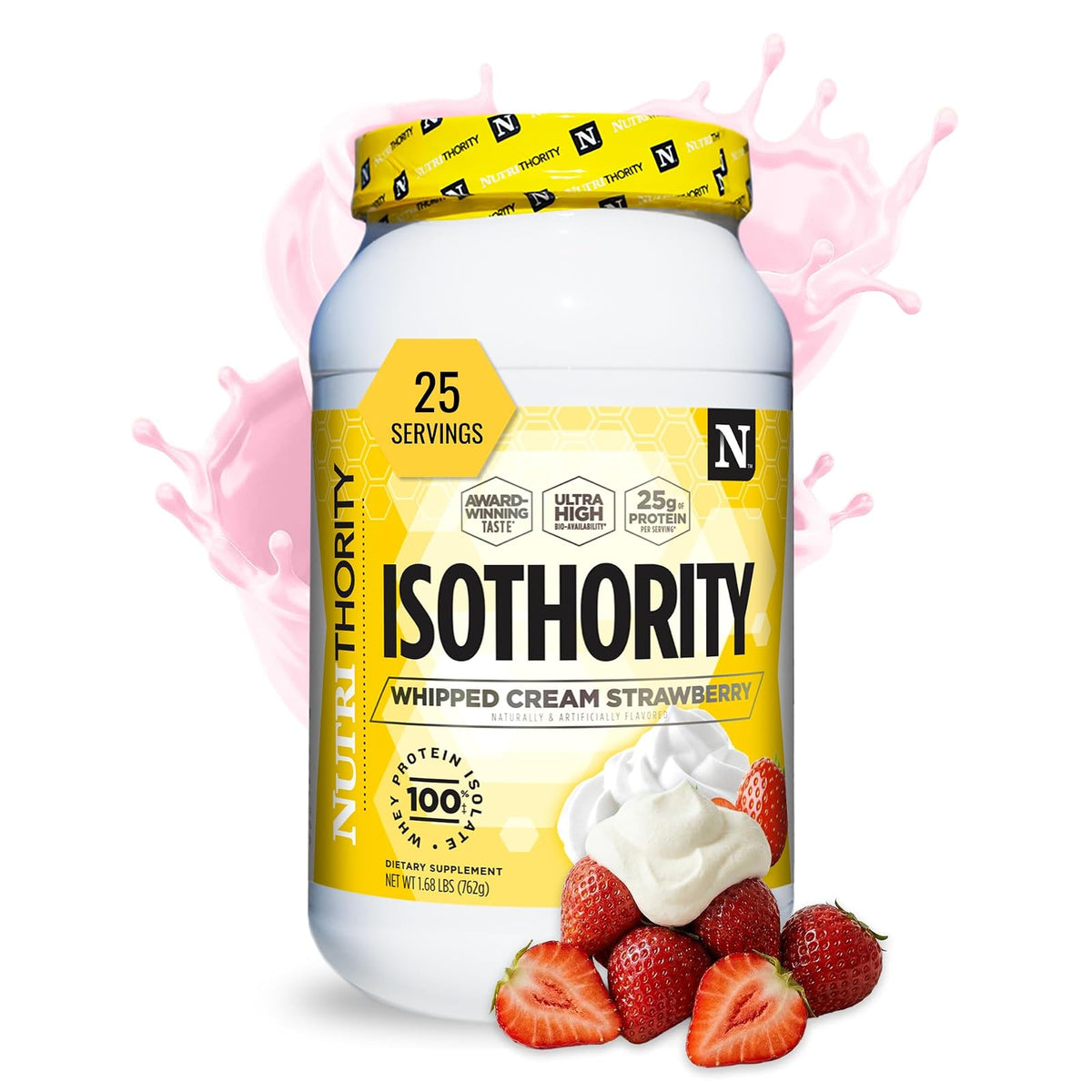 Nutrithority Isothority strawberry protein