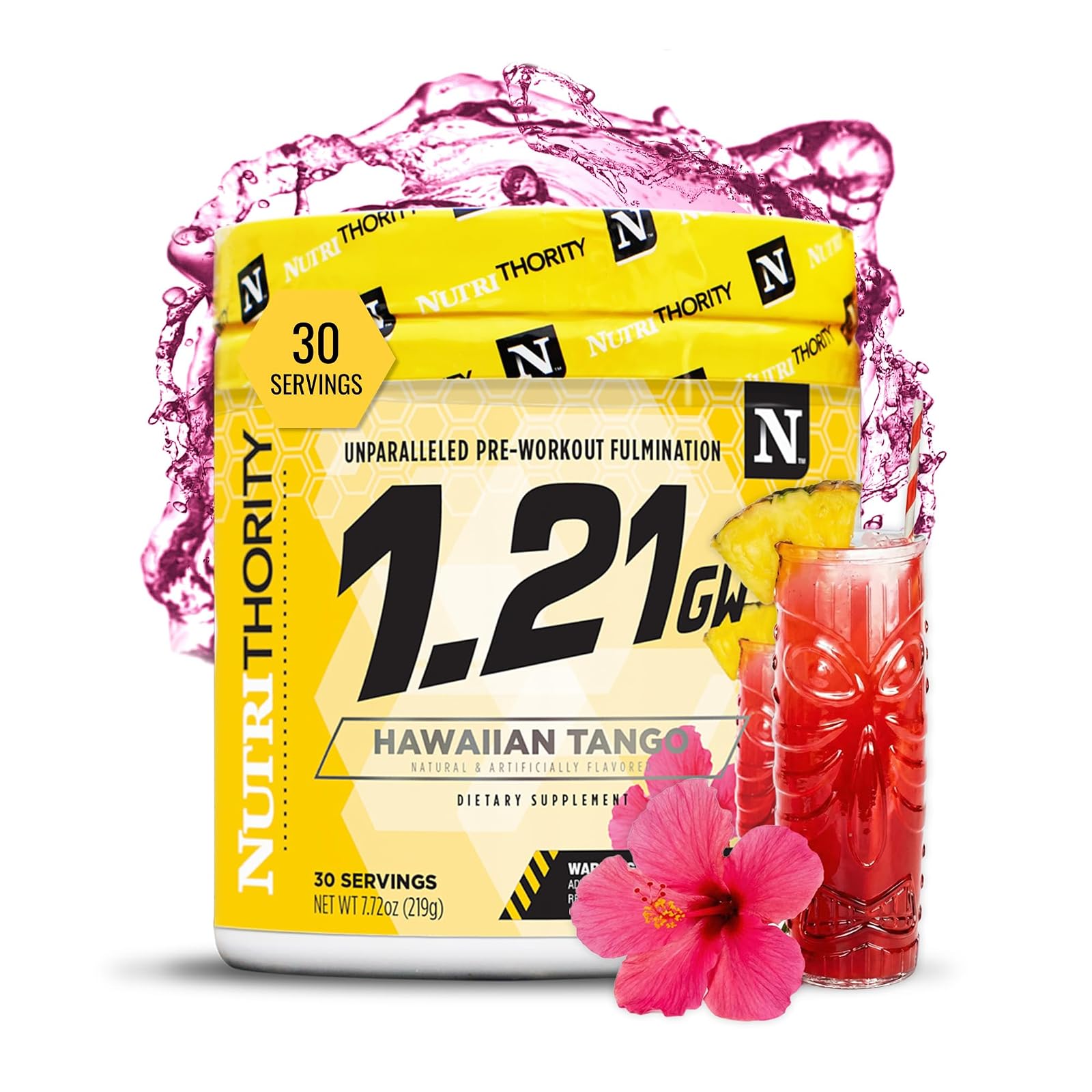 Nutrithority pre workout Hawaiian Tango