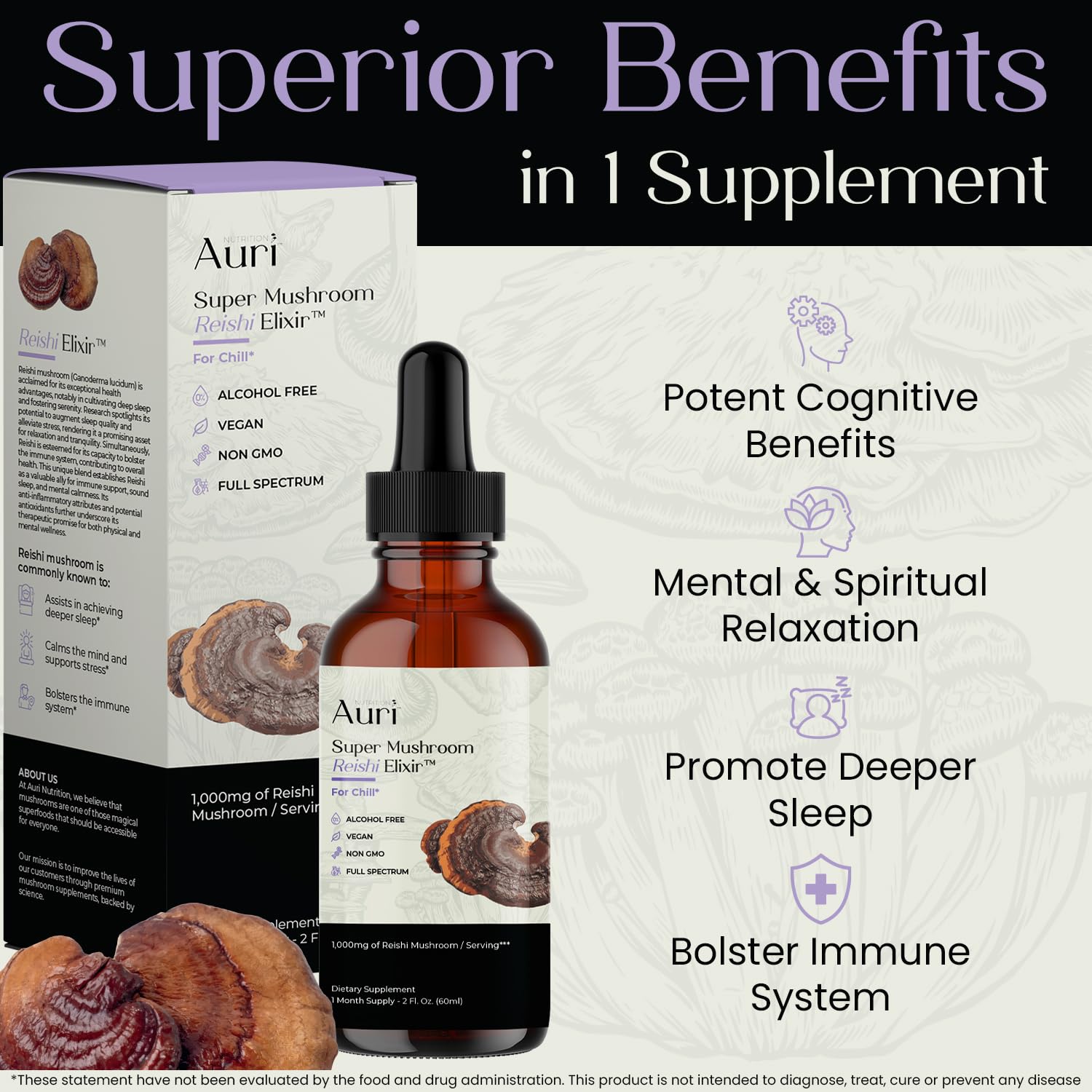 Nutrition Reishi elixir for wellness