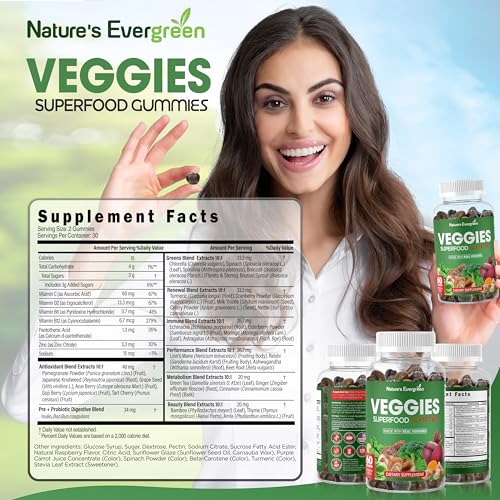 nutritional balance with superfood gummies