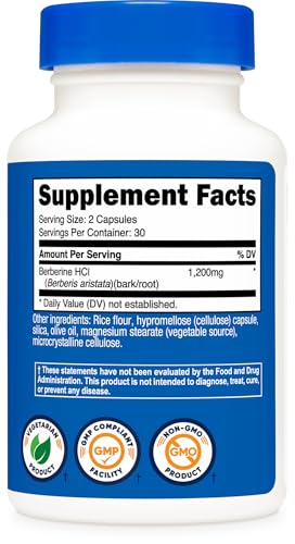 nutritional benefits of berberine HCl