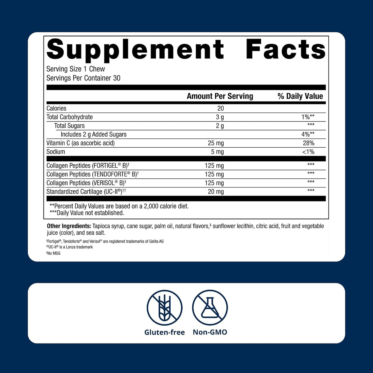 nutritional benefits of collagen chews