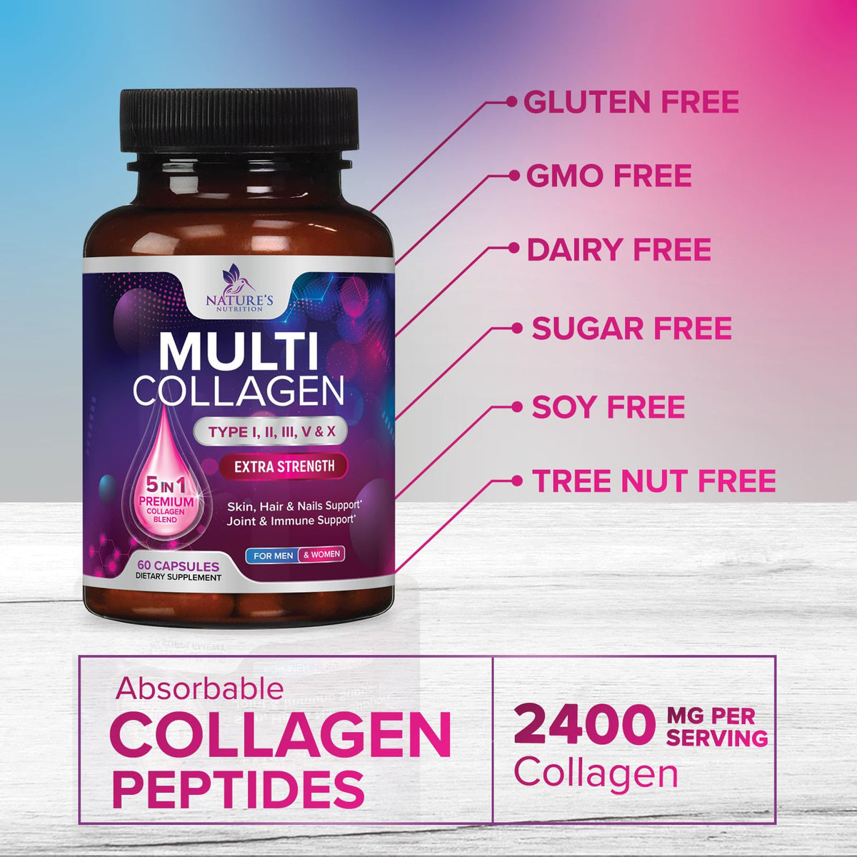 nutritional benefits of collagen peptides