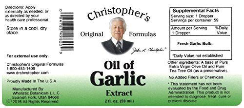 nutritional benefits of garlic oil