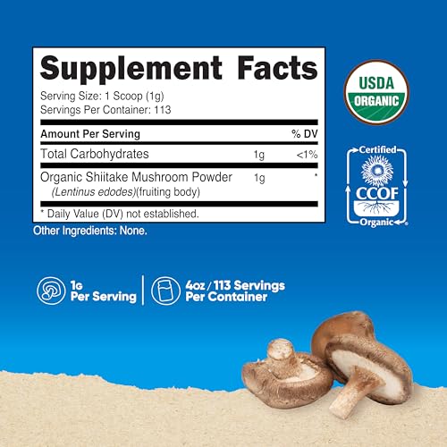 nutritional benefits of shiitake mushrooms