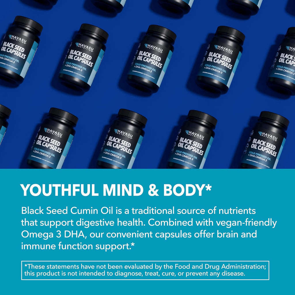 Nutritional black seed oil supplement