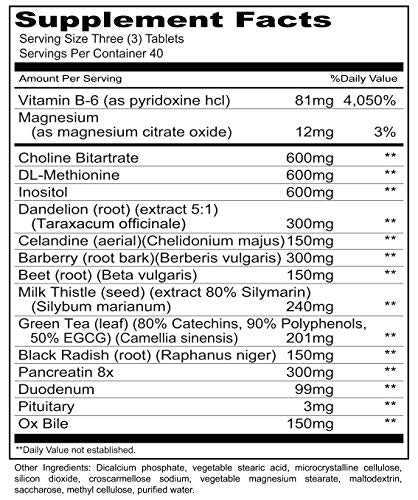 nutritional blend for optimal liver health