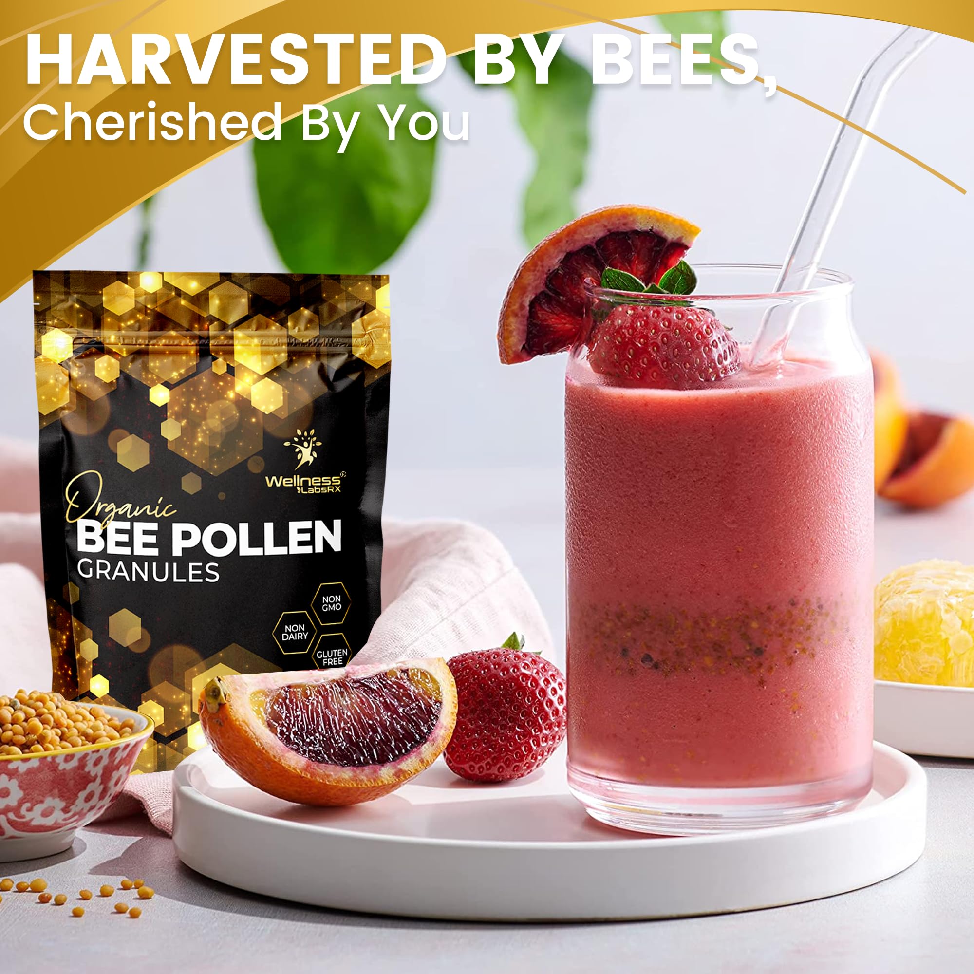 nutritional boost with bee pollen