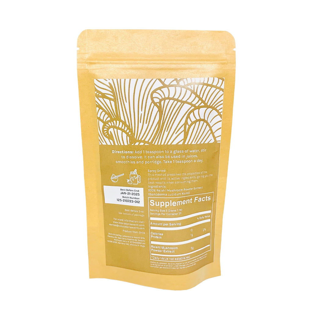 nutritional boost with reishi mushrooms