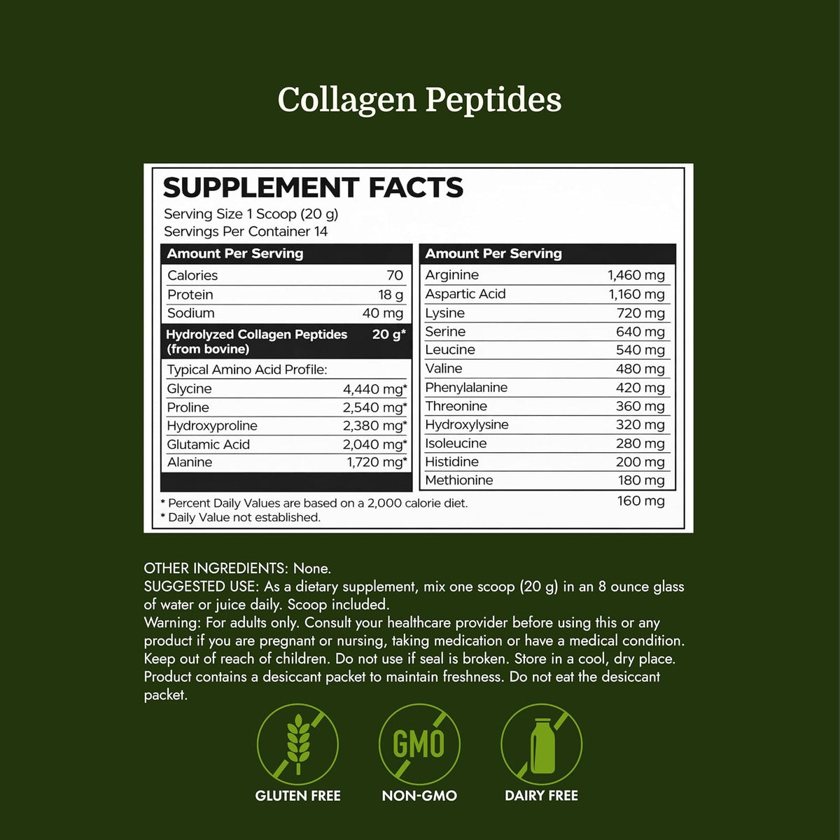 nutritional collagen for beauty