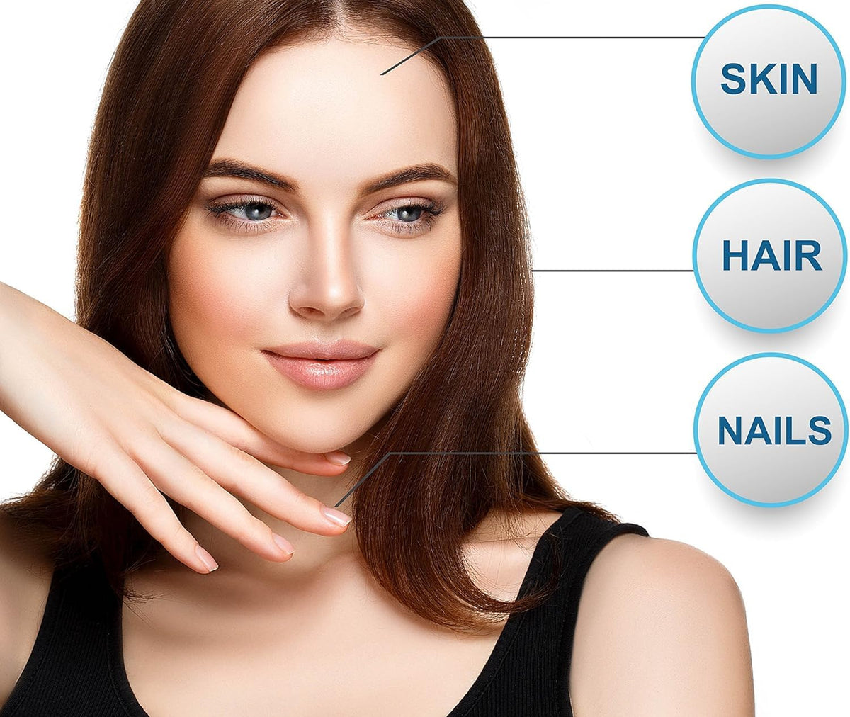 Nutritional collagen for healthy hair