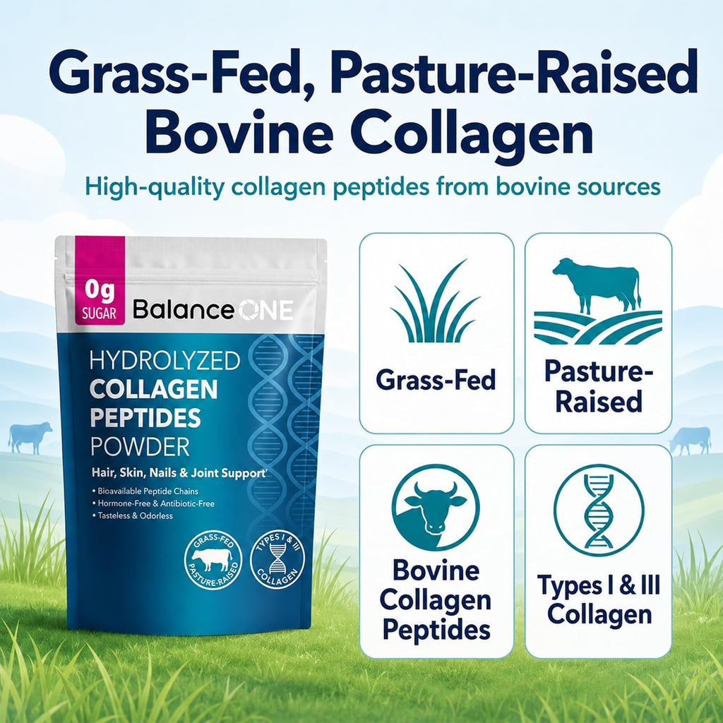 Nutritional collagen peptides for wellness