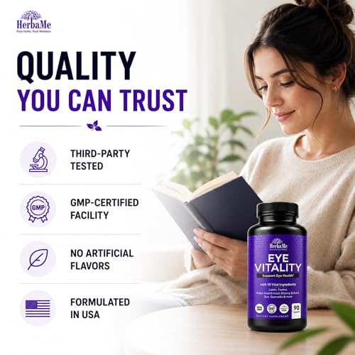 Nutritional eye vitamins for optimal vision
