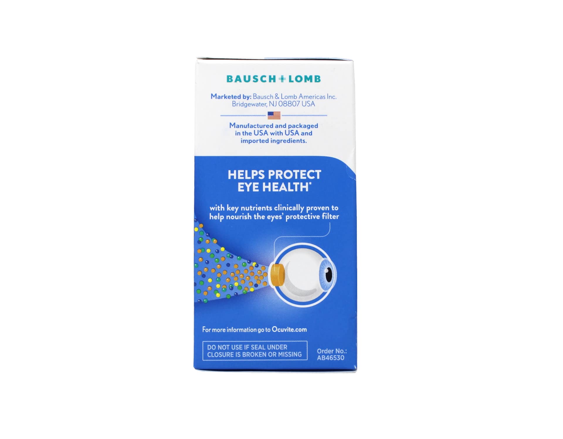 Nutritional gels for mature eyes