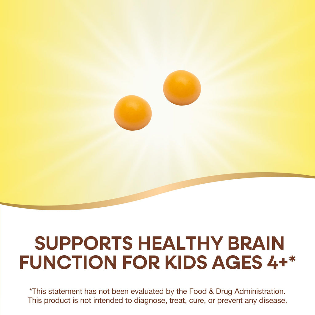 Nutritional gummies for ages 4 and up