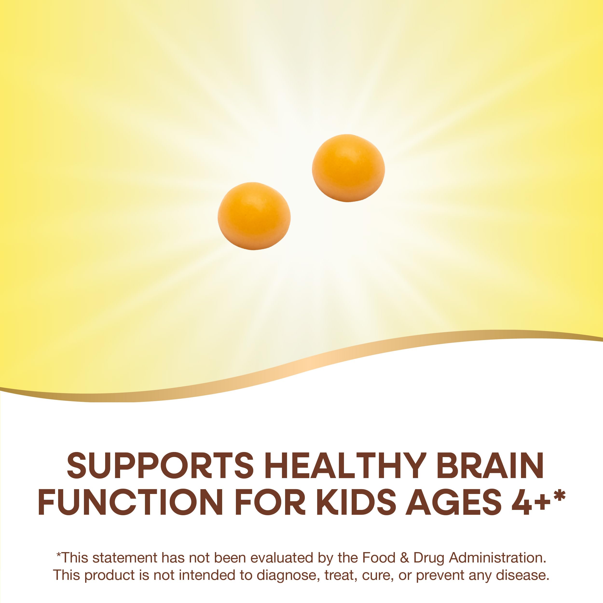 Nutritional gummies for ages 4 and up