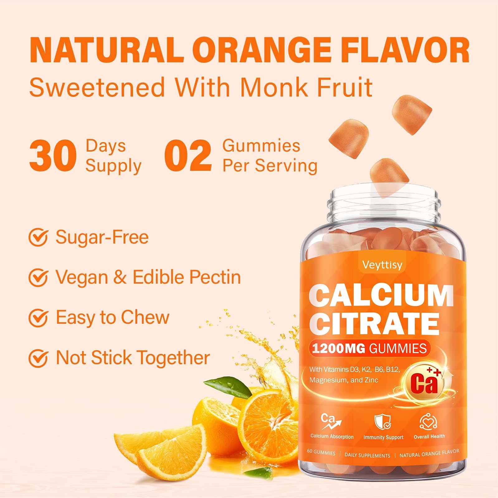 nutritional gummies for calcium intake