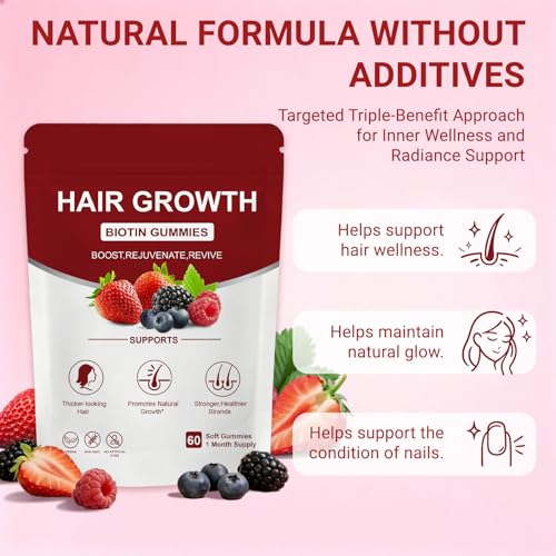 Nutritional gummies for vibrant hair