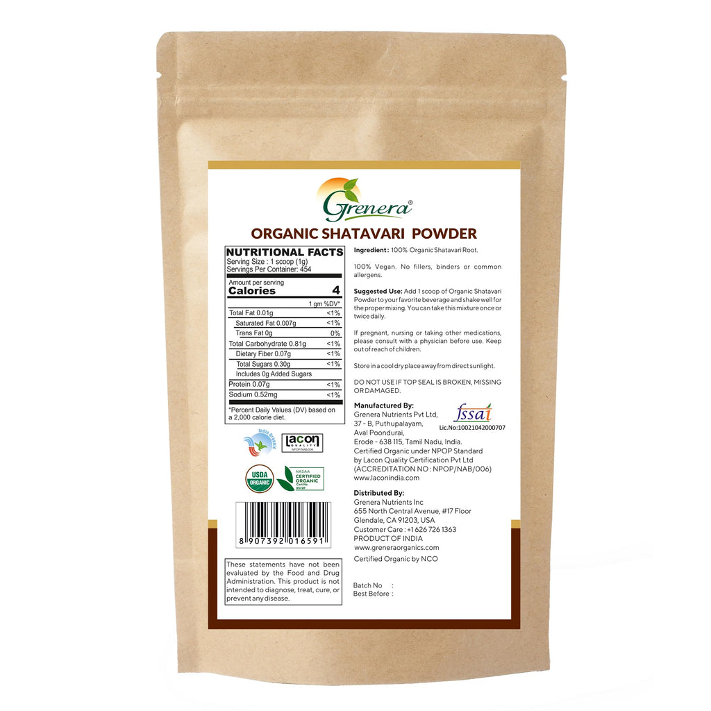 nutritional shatavari supplement for health