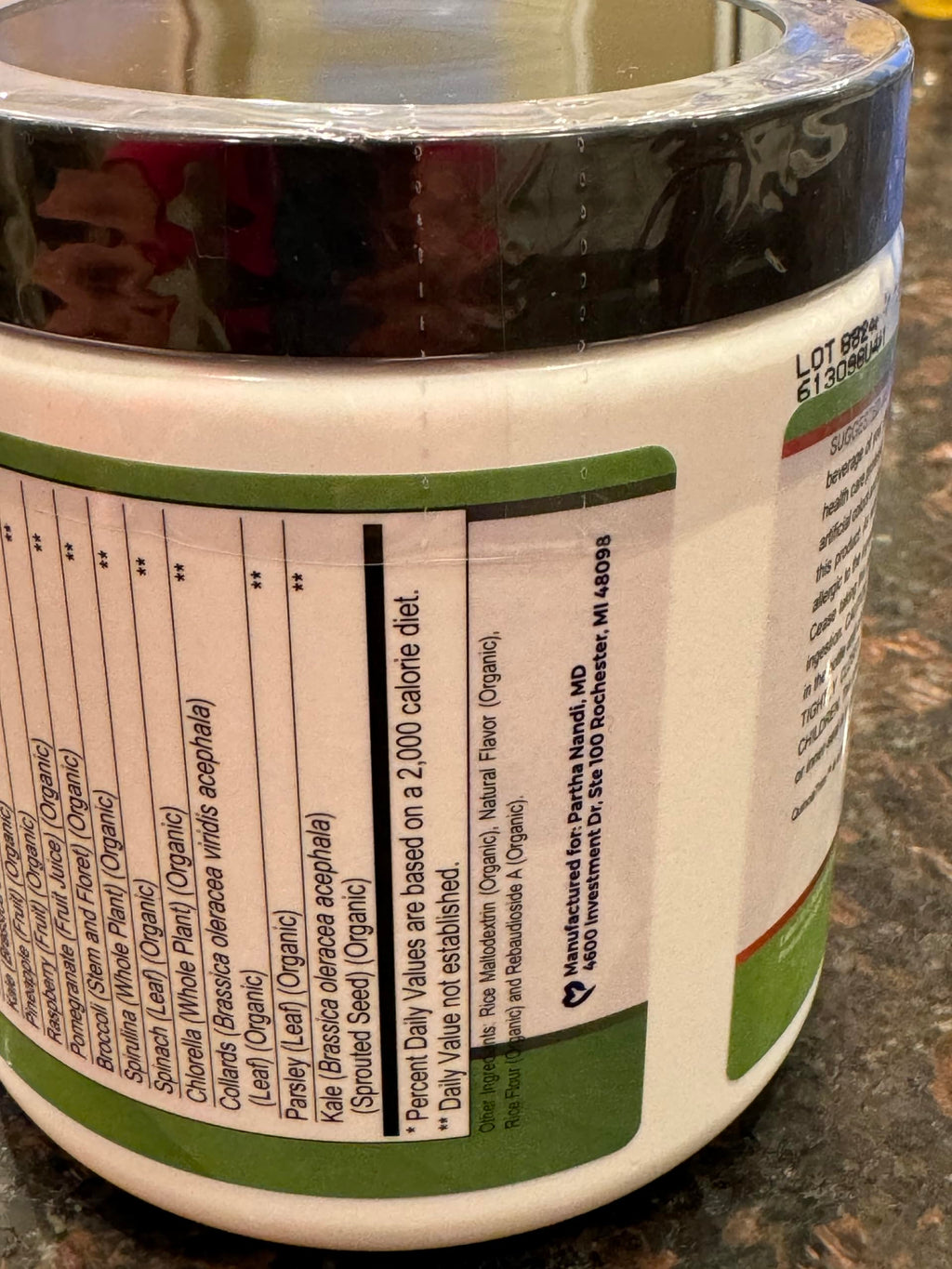 nutritional superfood powder for immune support