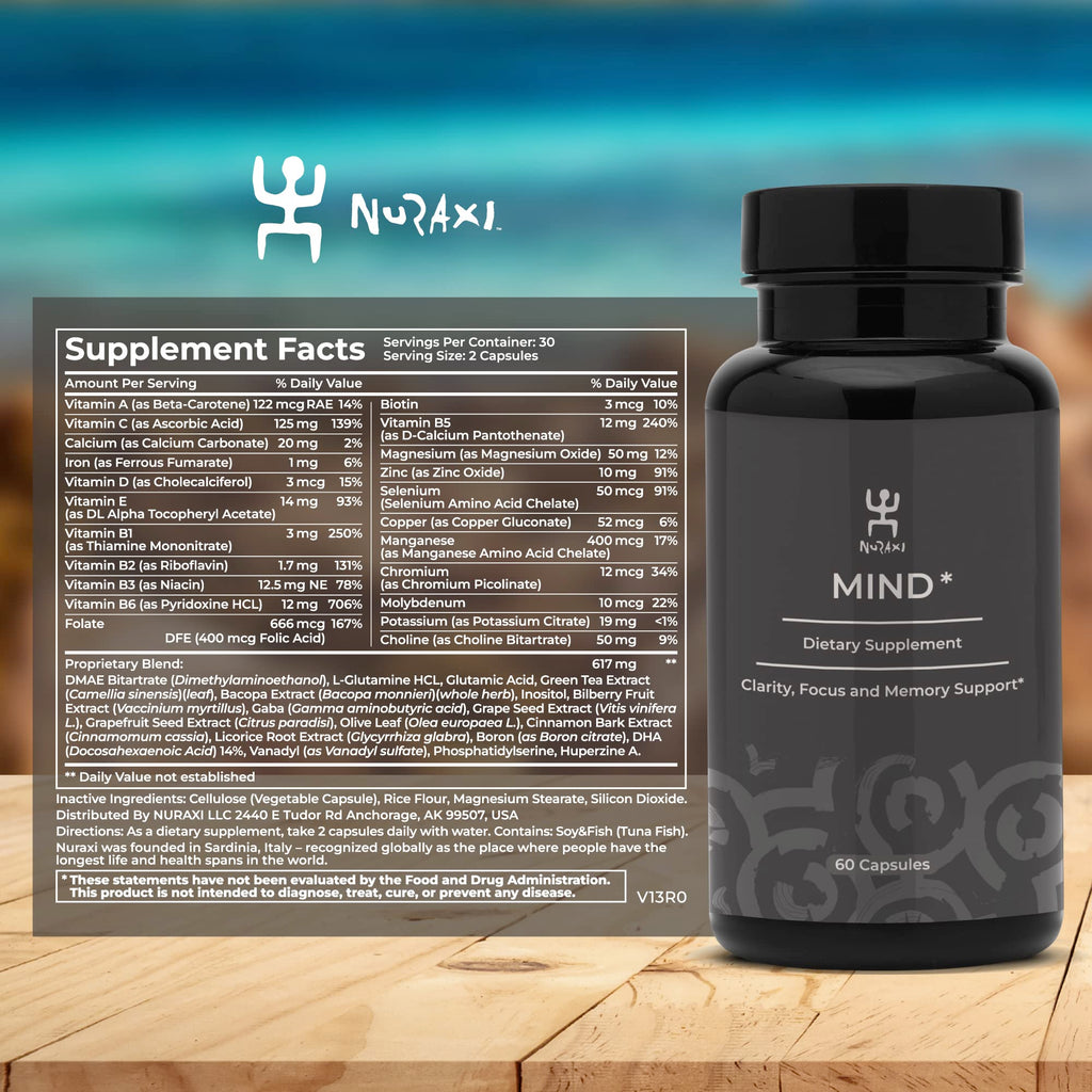 nutritional supplement for enhanced focus