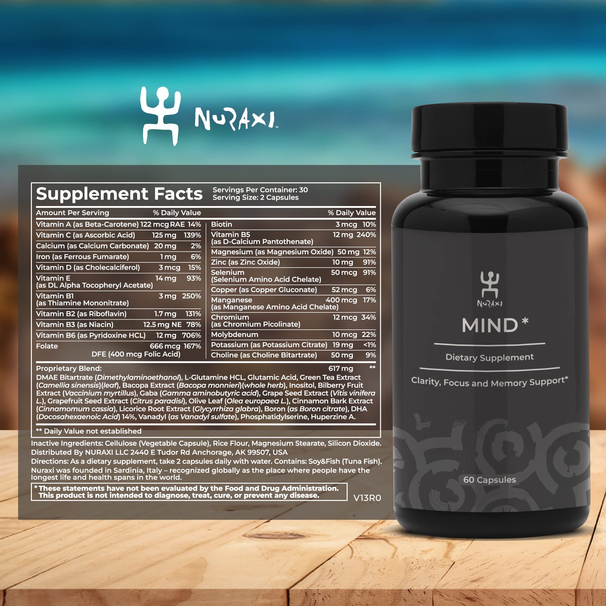 nutritional supplement for enhanced focus