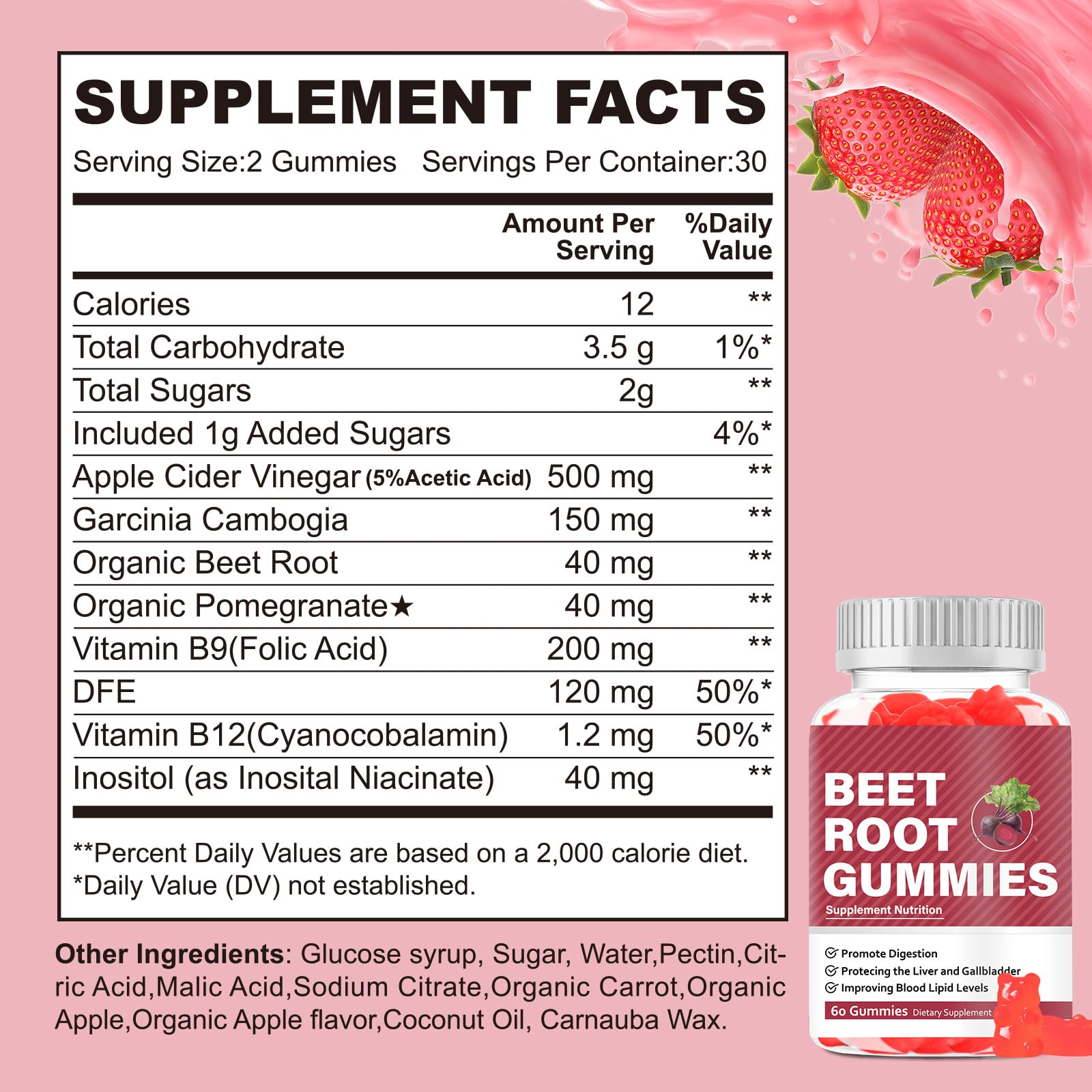 nutritional support beet root gummies