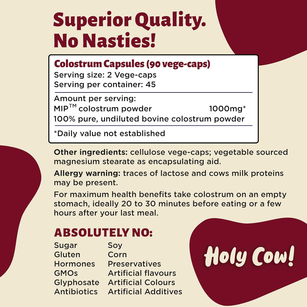 Nutritional support for active lifestyles