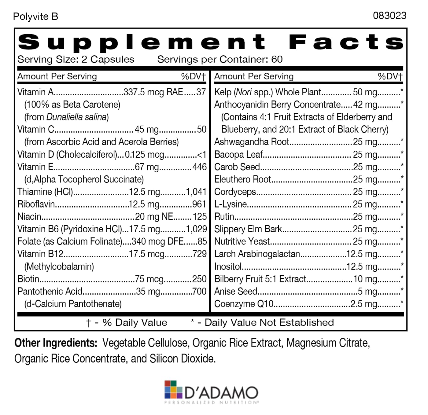 nutritional support for blood type B individuals