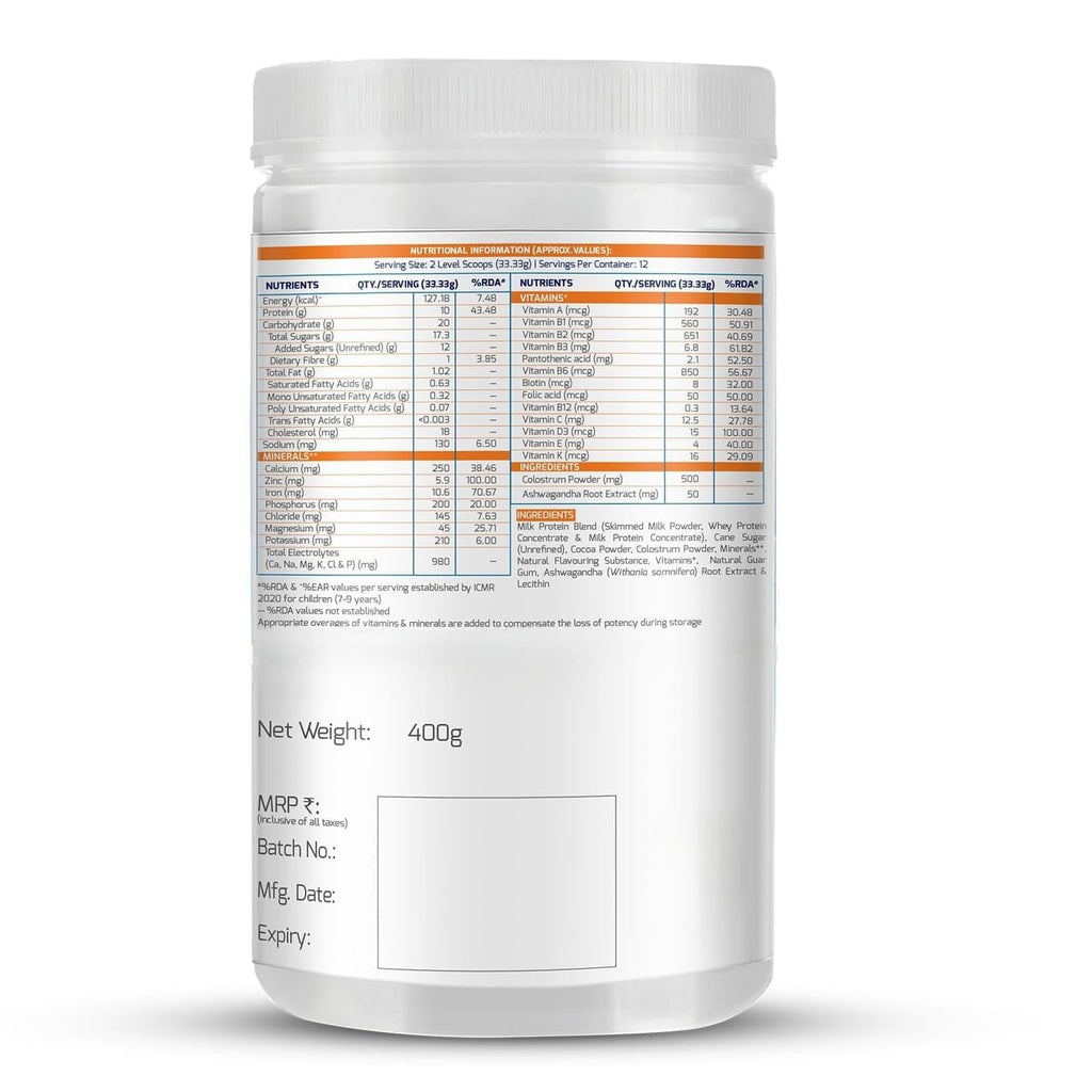 nutritional support for boys' health