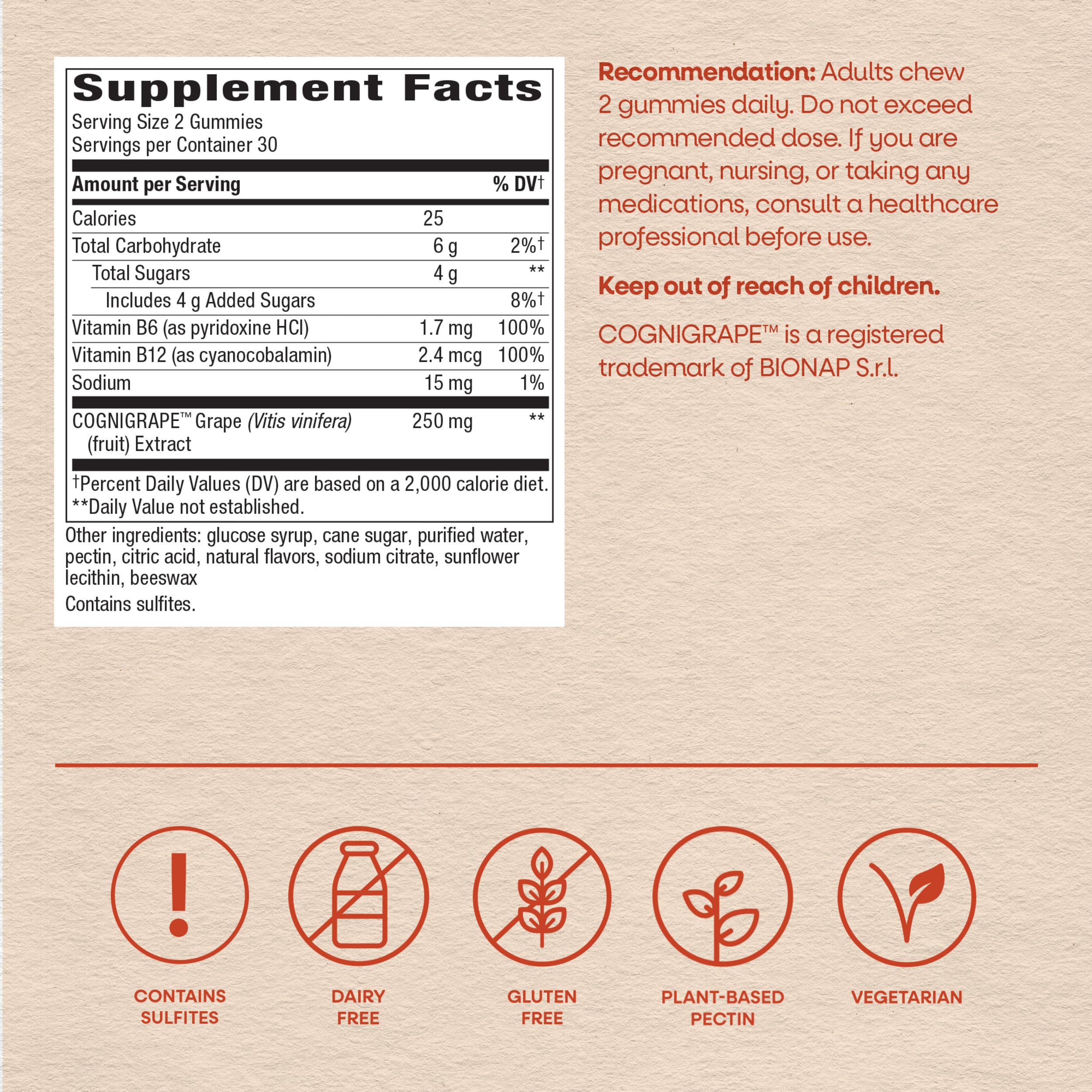 Nutritional support for brain health