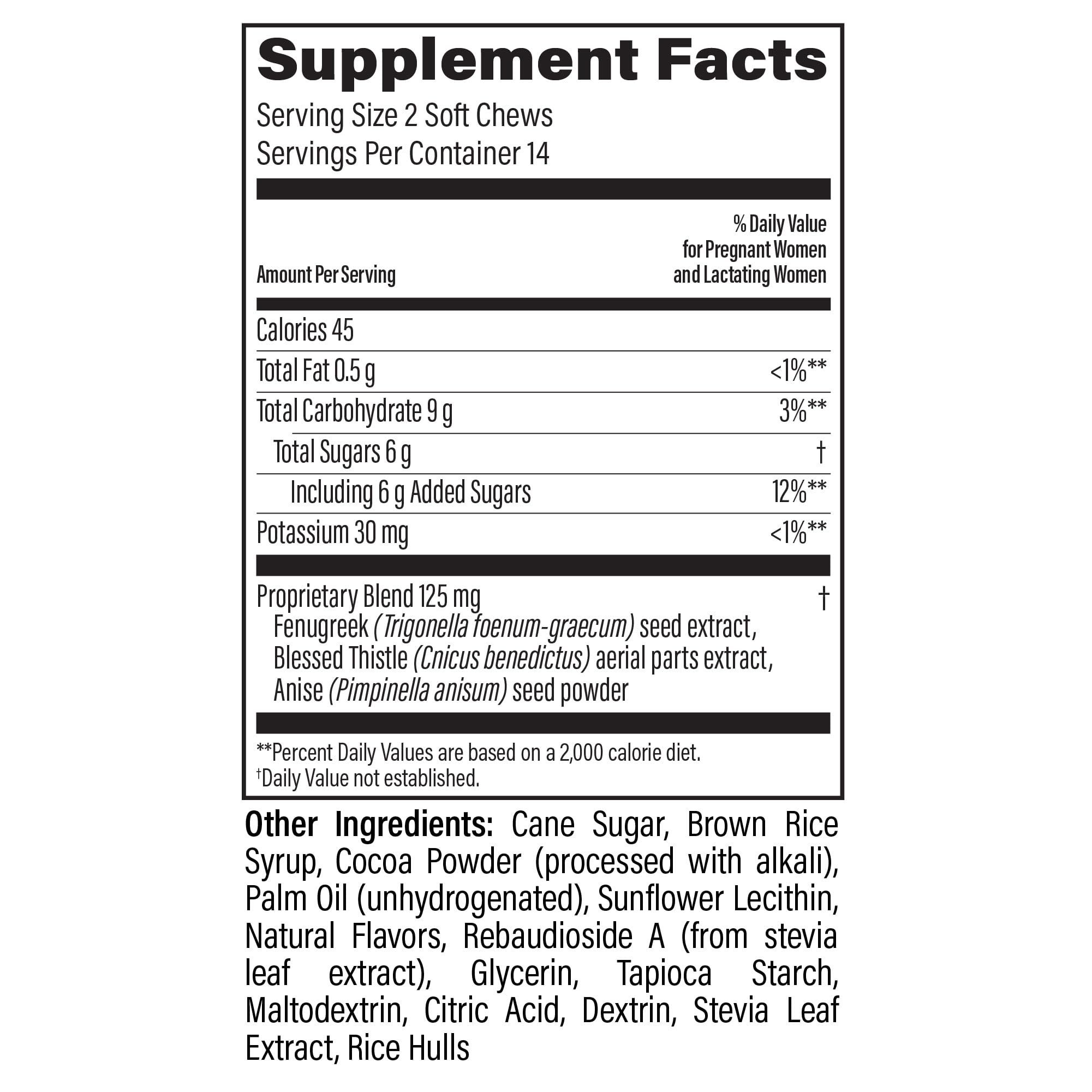 Nutritional support for breastfeeding women