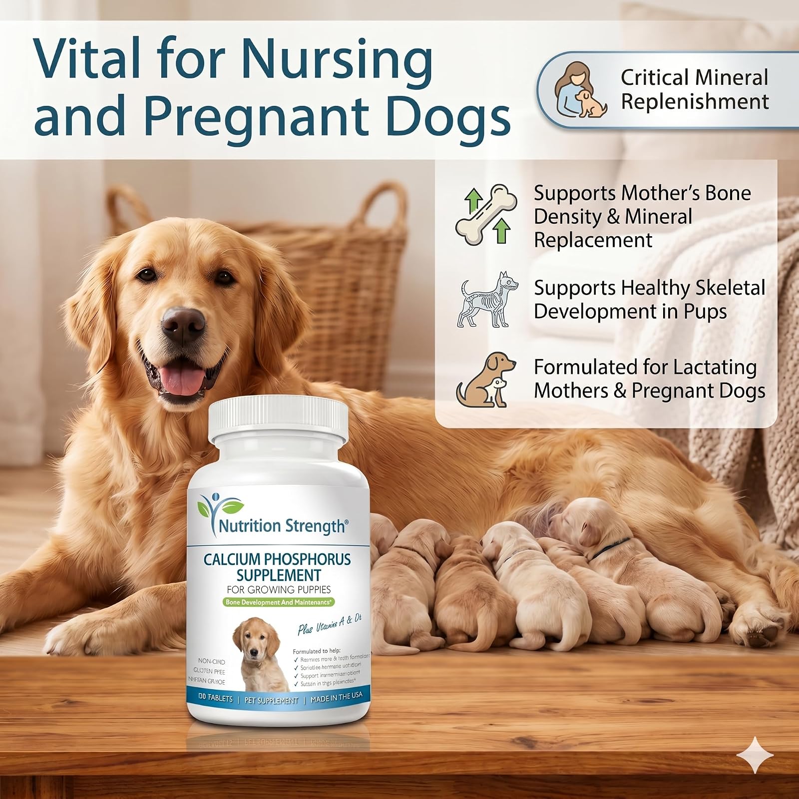 nutritional support for canine growth