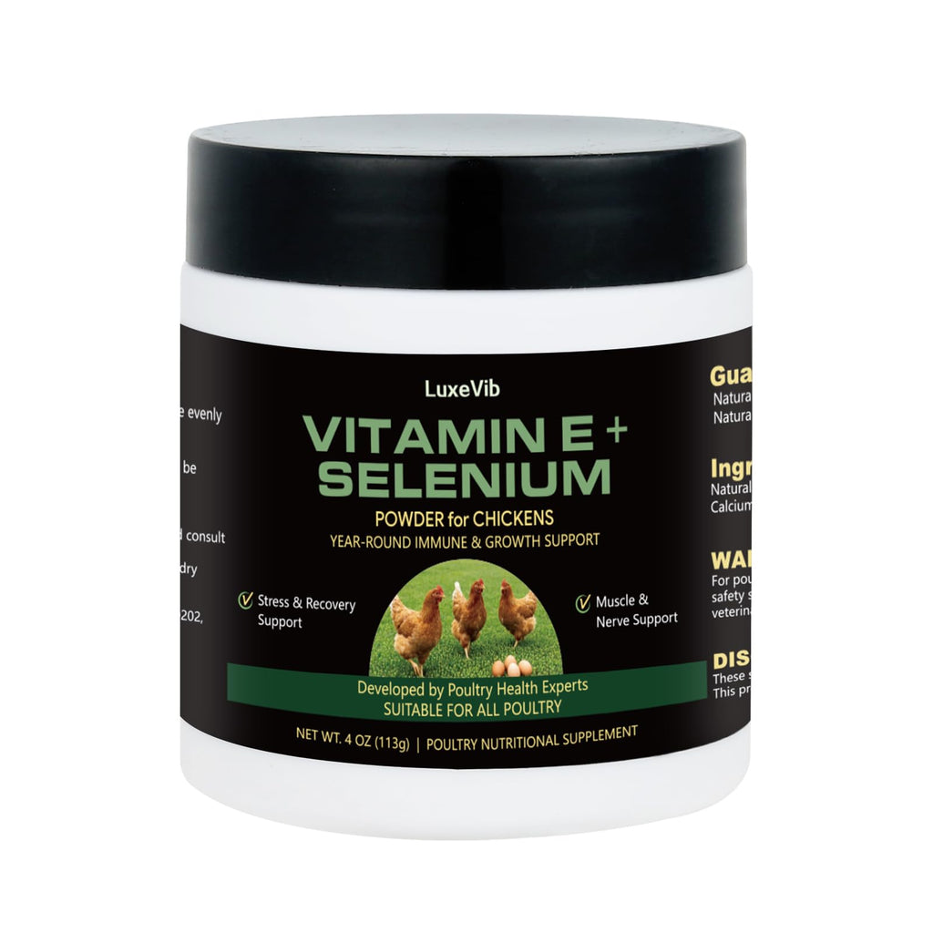 Nutritional support for chickens with vitamins