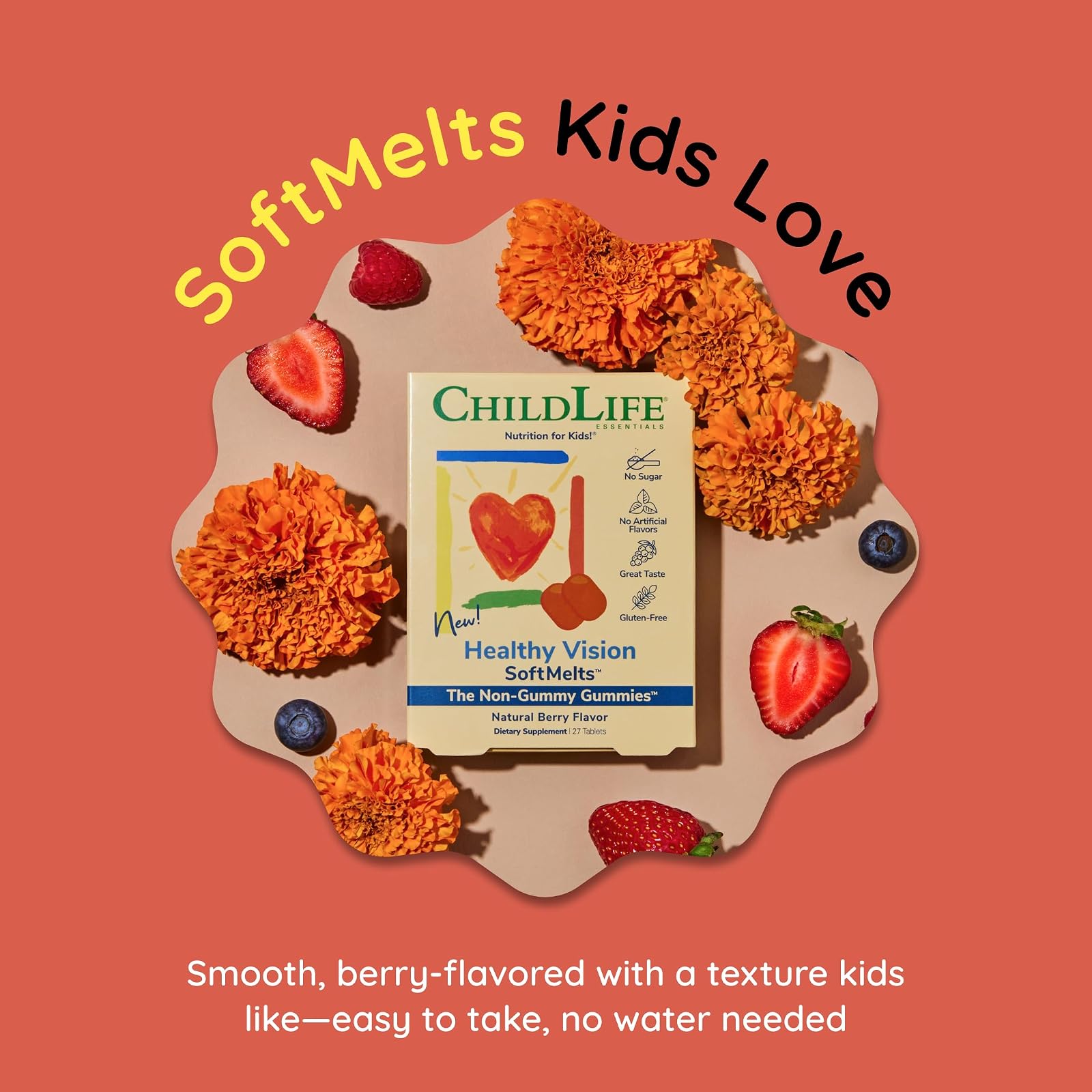 Nutritional support for children's vision