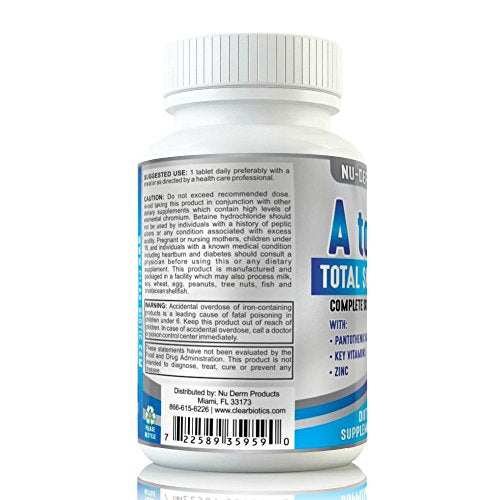nutritional support for clearer skin