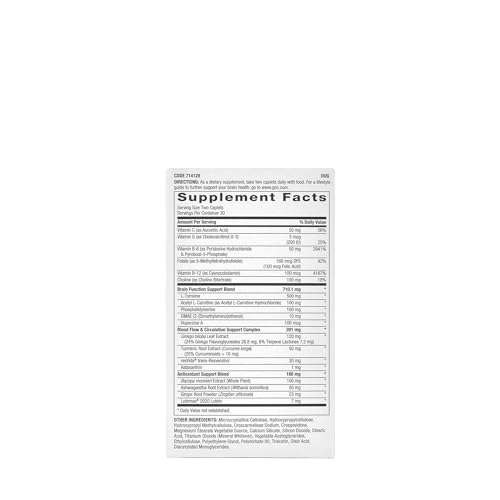 nutritional support for cognitive function