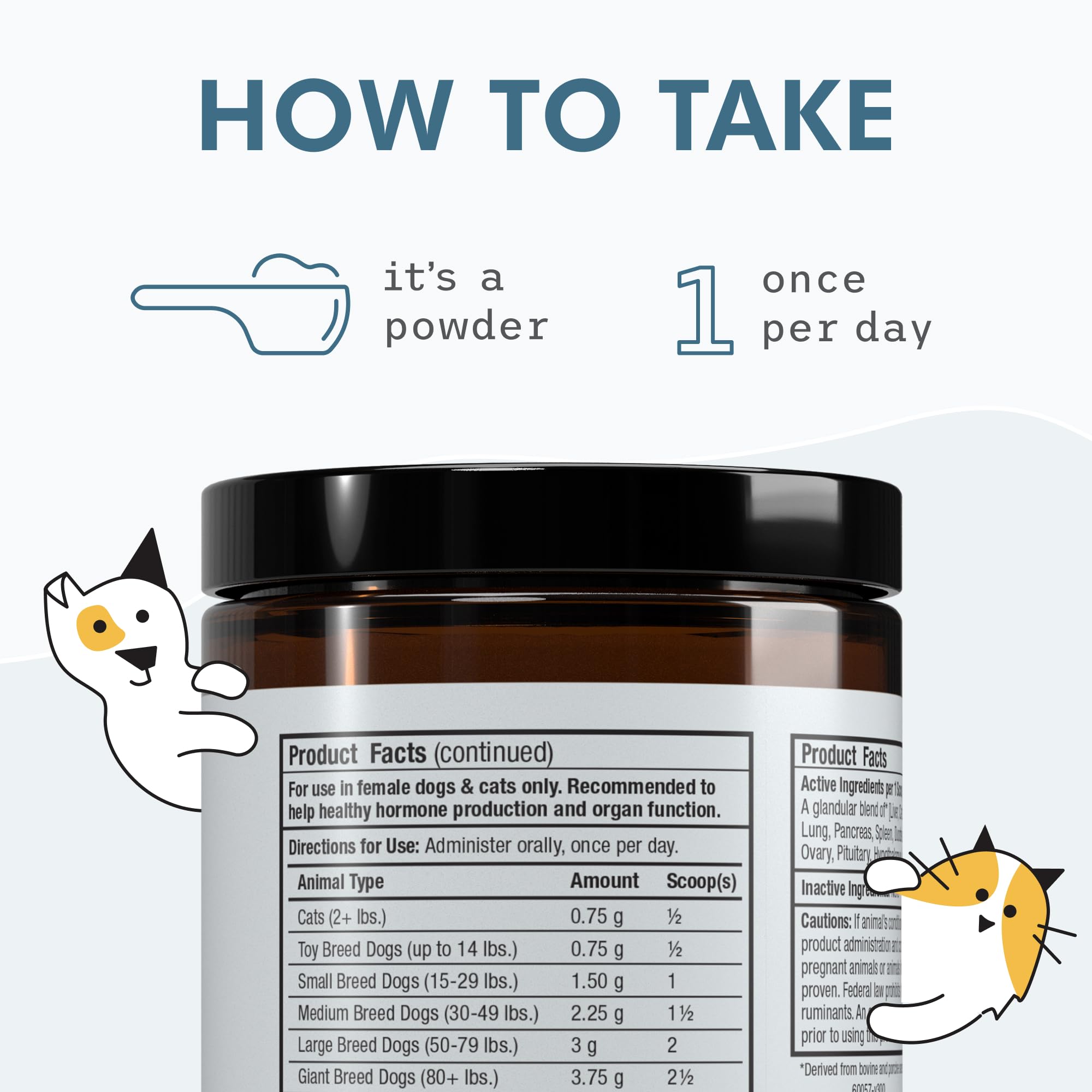 nutritional support for female dogs