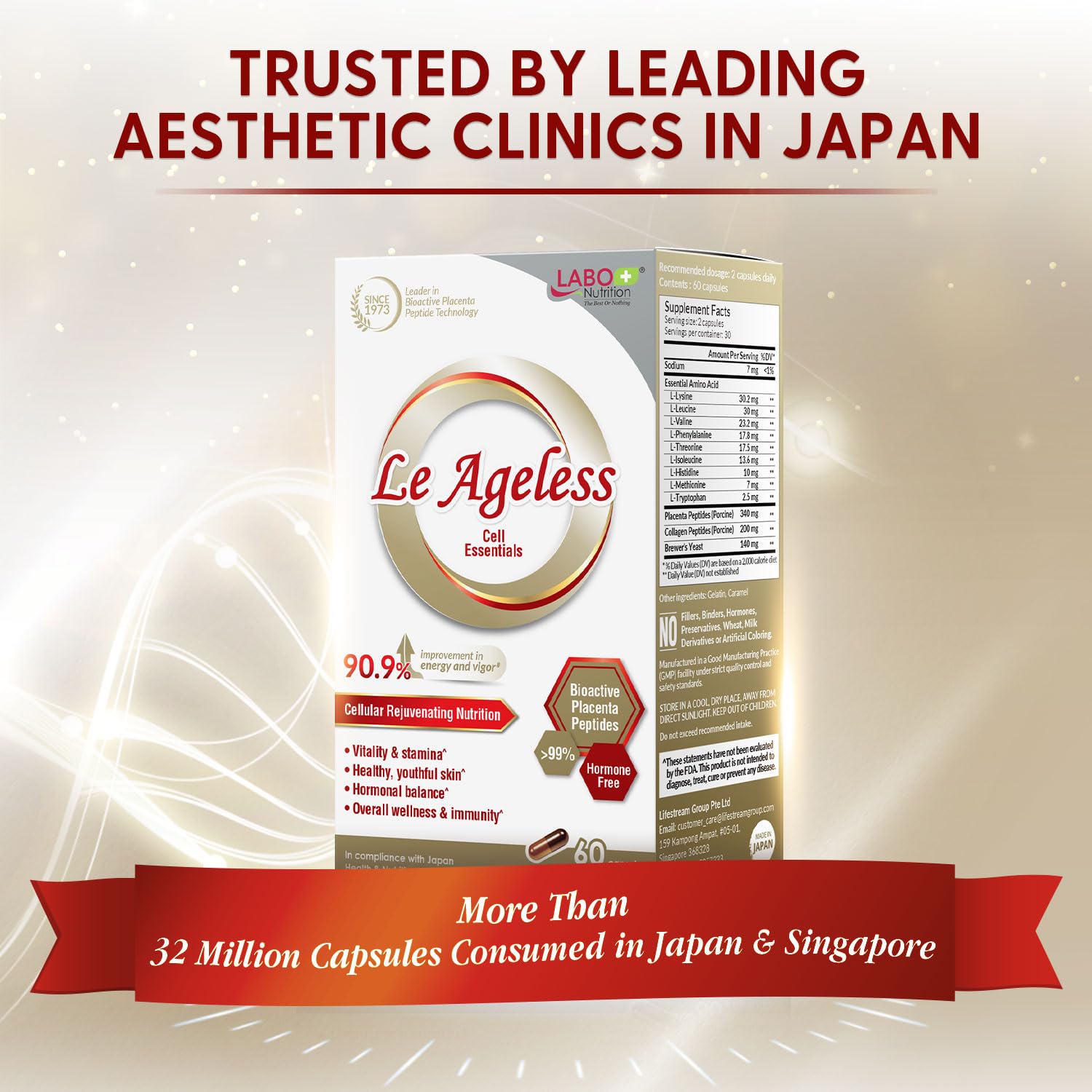 Nutritional support for glowing skin