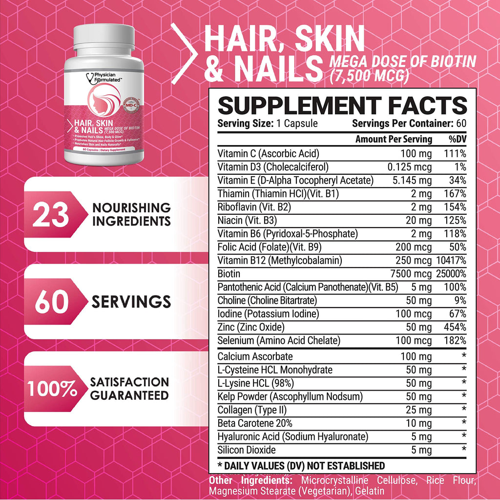 nutritional support for hair and nails