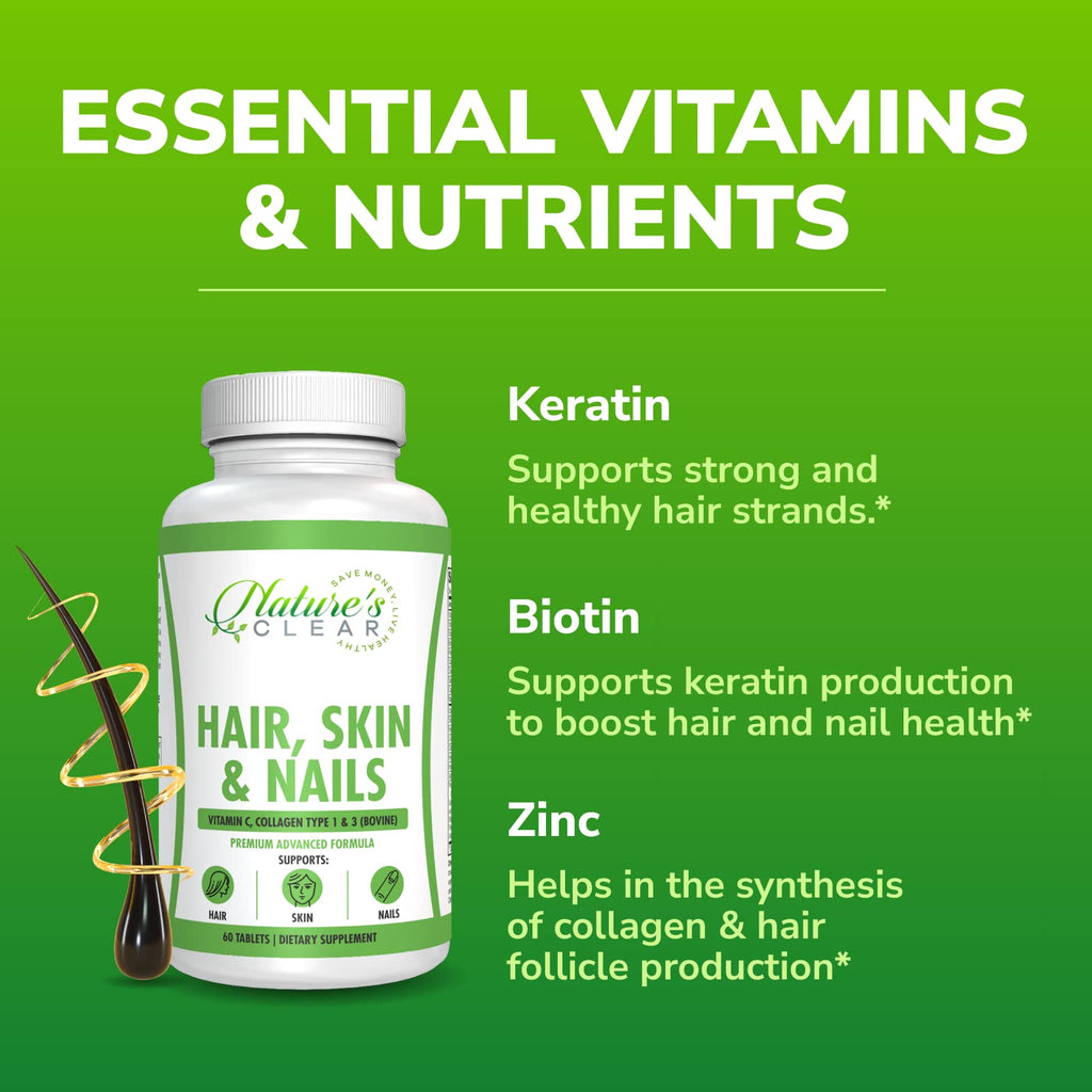 nutritional support for hair and nails