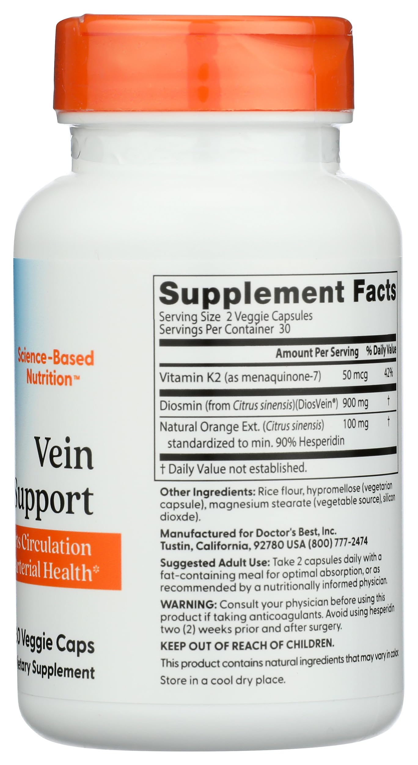nutritional support for healthy veins