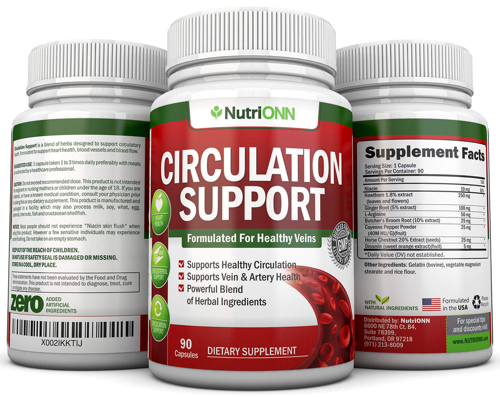 Nutritional support for healthy veins