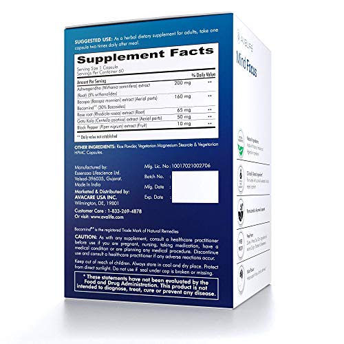Nutritional support for improved concentration