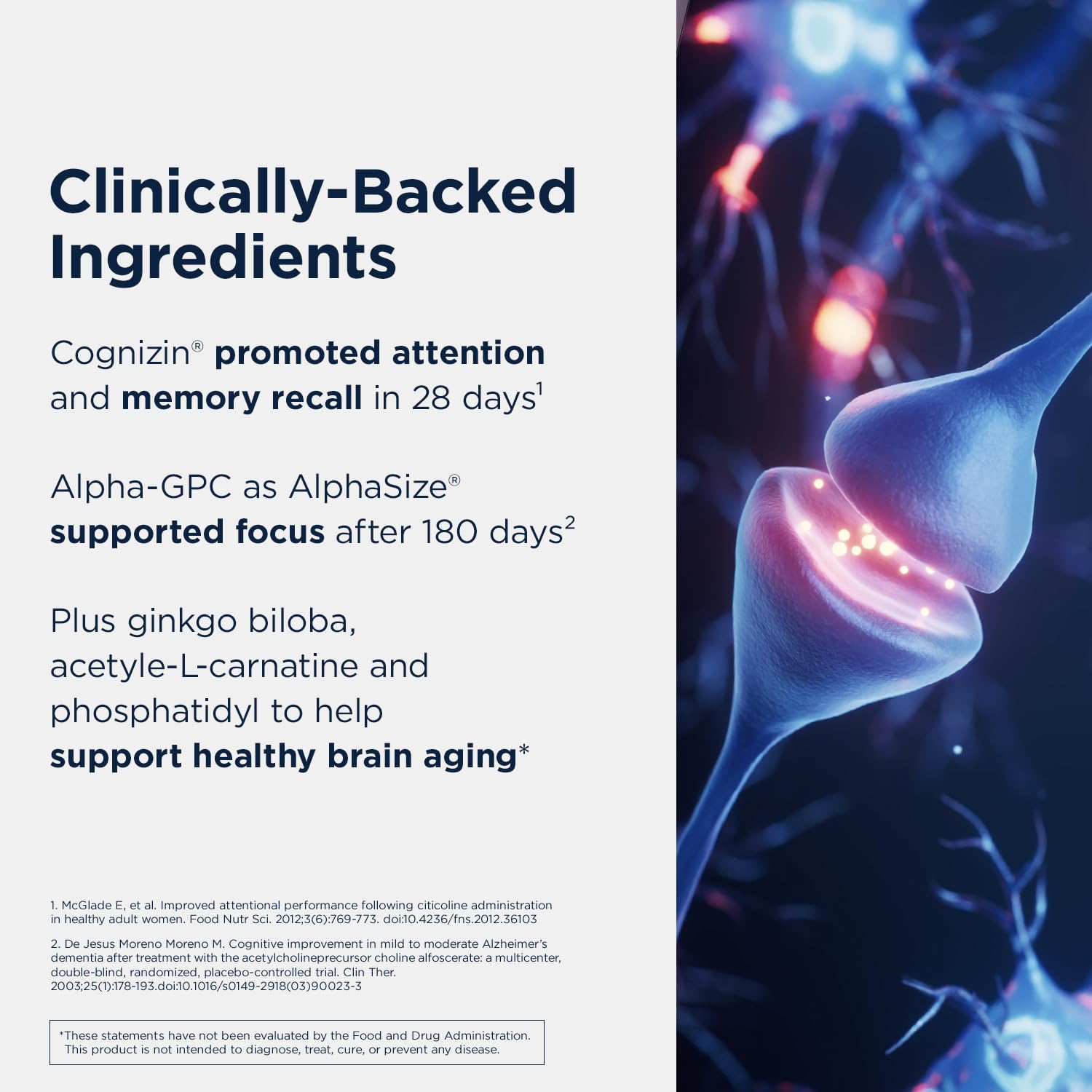 Nutritional support for mental clarity