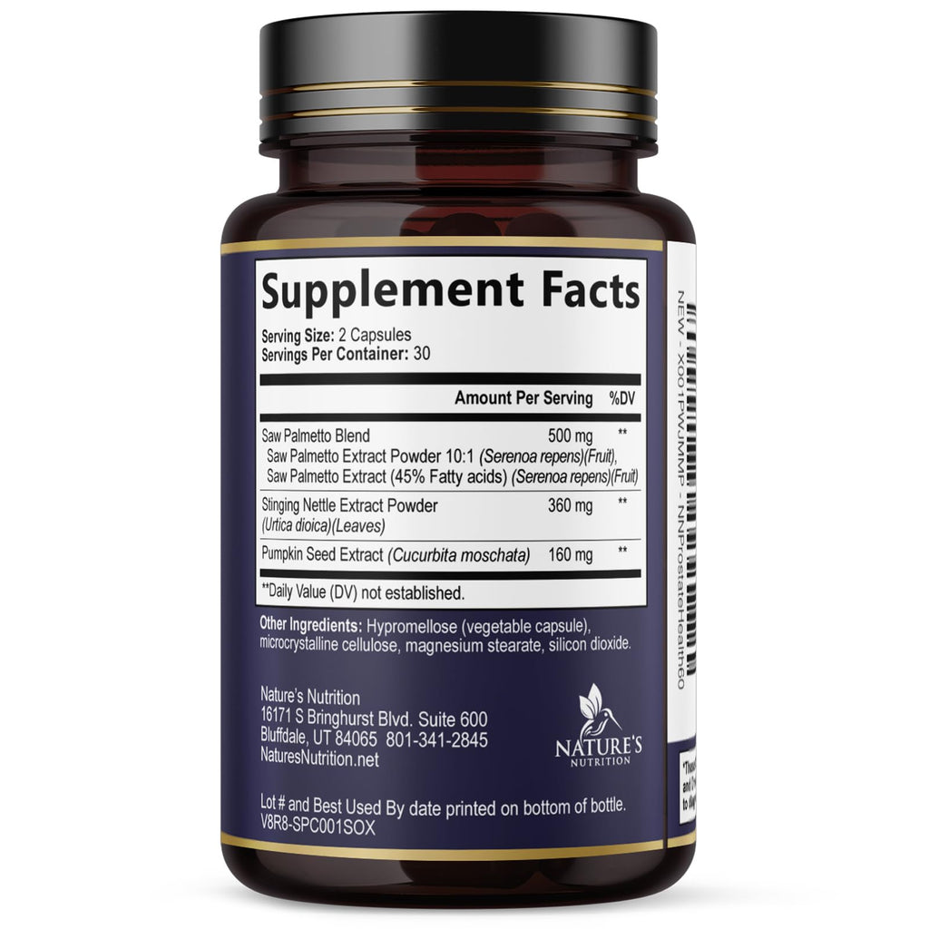 nutritional support for prostate health